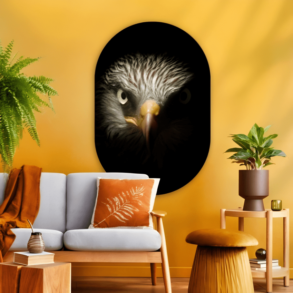 Muurovaal Arend close-up - Draw a Pet